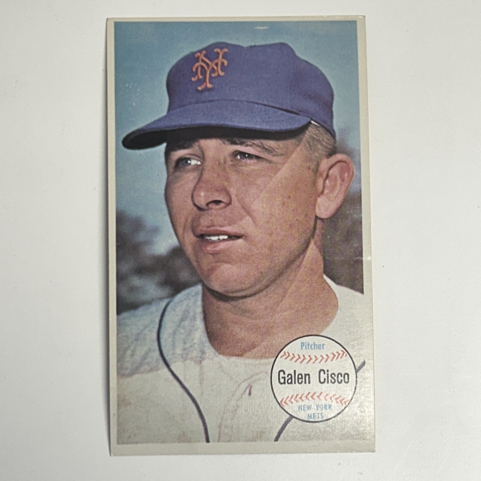 Galen Cisco - 1964 Topps Giants Mets Card #47 Jumbo Card Big Nice | eBay