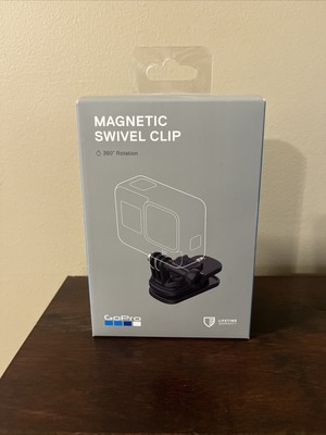 New GoPro Magnetic Clip-On Swivel Clip For All GoPro Cameras ATCLP-001 ...