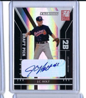 2004 Donruss Elite Extra Edition 60/673 JC Holt #350 Auto | eBay