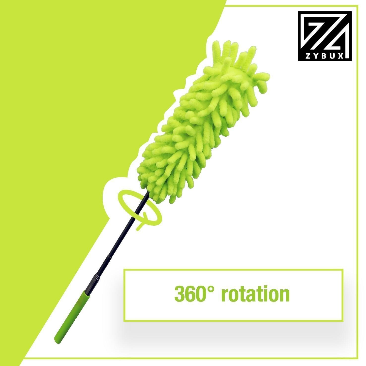 3 TELESCOPIC MAGIC MICROFIBRE CLEANING FEATHER DUSTER EXTENDING BRUSH ...