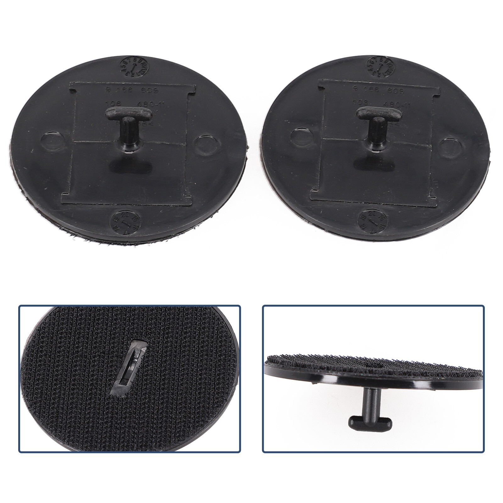 2X Auto Floor Mat Clip T Anchor Plate Lock For BMW F10 F11 E65 E66 ...
