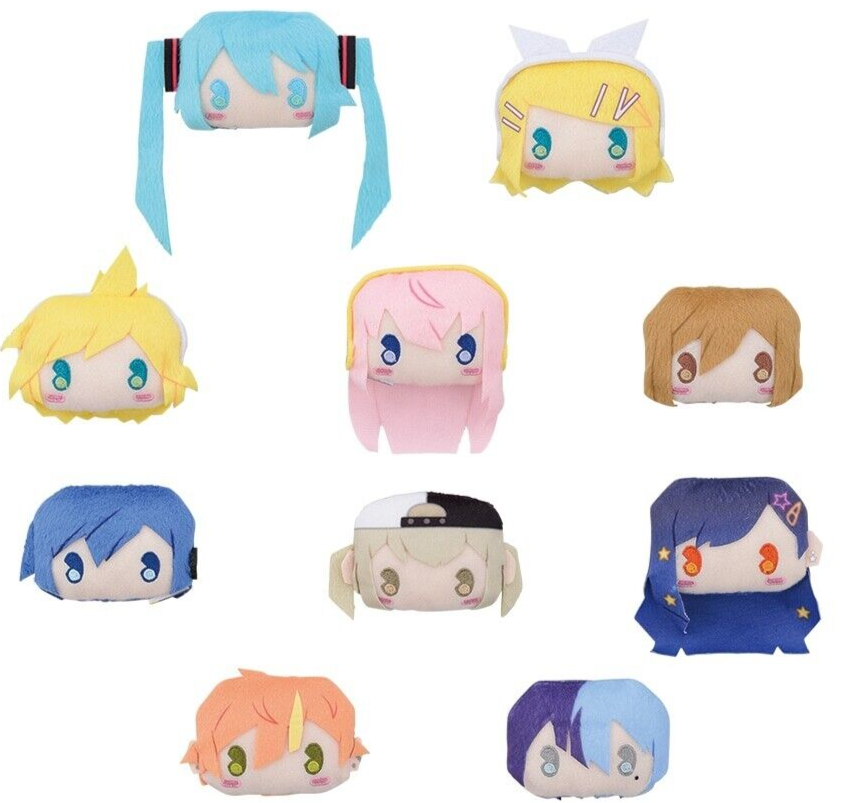 Project Sekai Fluffy Plush Mascot Badge Rui Nene Tsukasa Emu set of 10 ...