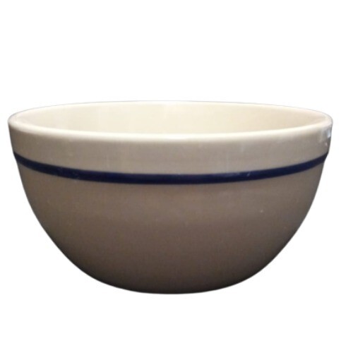 Gibson Everyday 4-Soup/Cereal Bowls 5" D Blue Rim Coupe Oven Safe | eBay