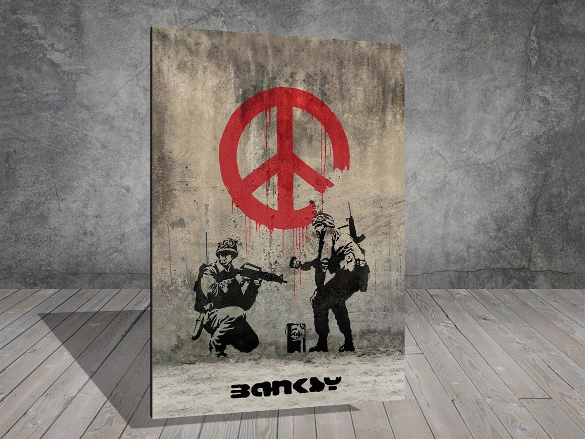 Graffiti Del Segno Della Pace Modello Di Segno Di Pace Fondo Senza