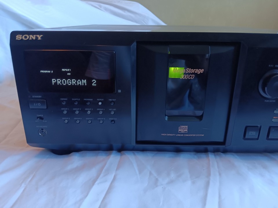 Sony CDP-CX300 Mega Storage 300 CD Player Changer - Great Working ...