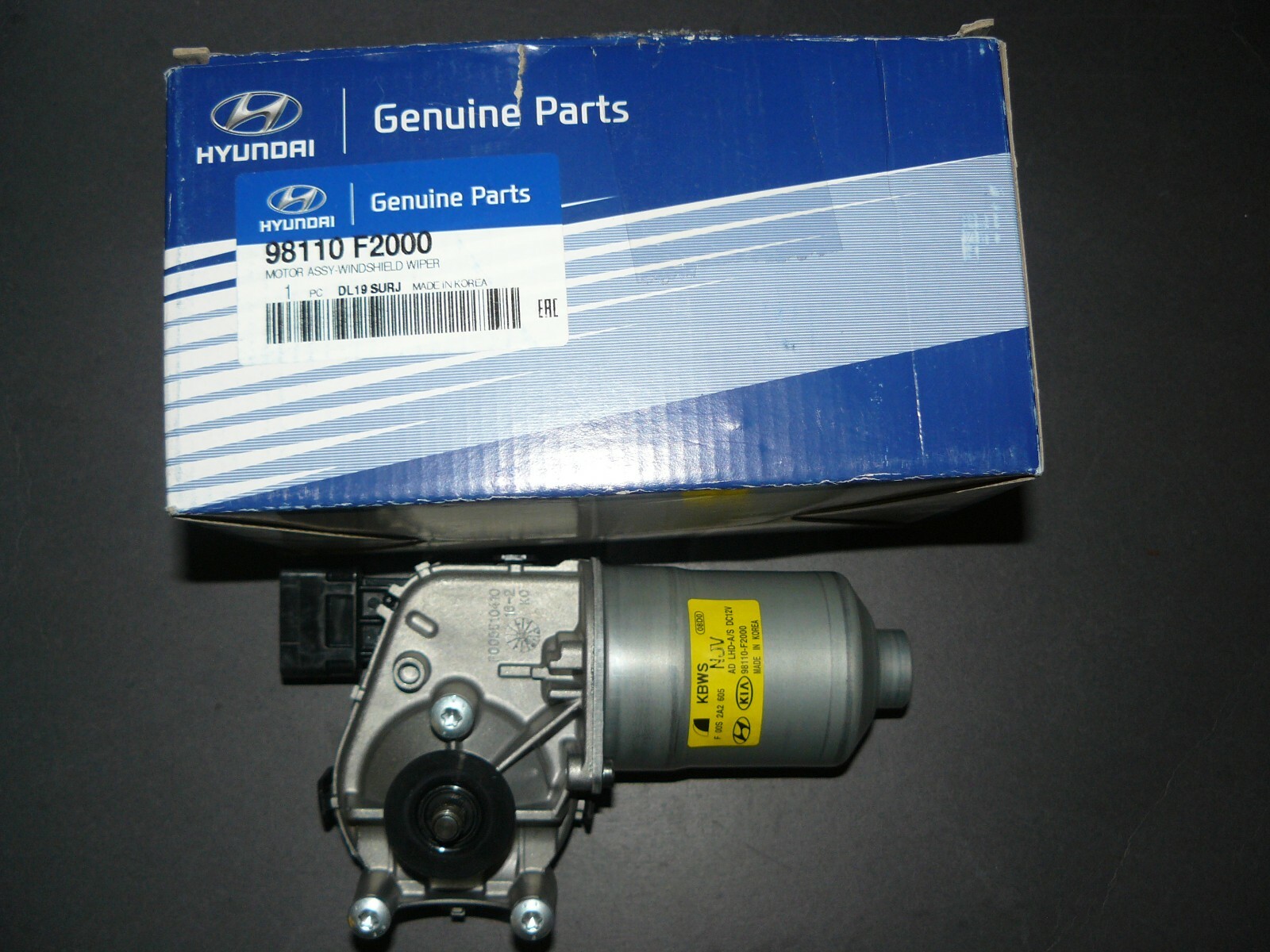 NEW Genuine OEM Hyundai Wiper Motor - Hyundai (98110-F2000) Elantra | eBay