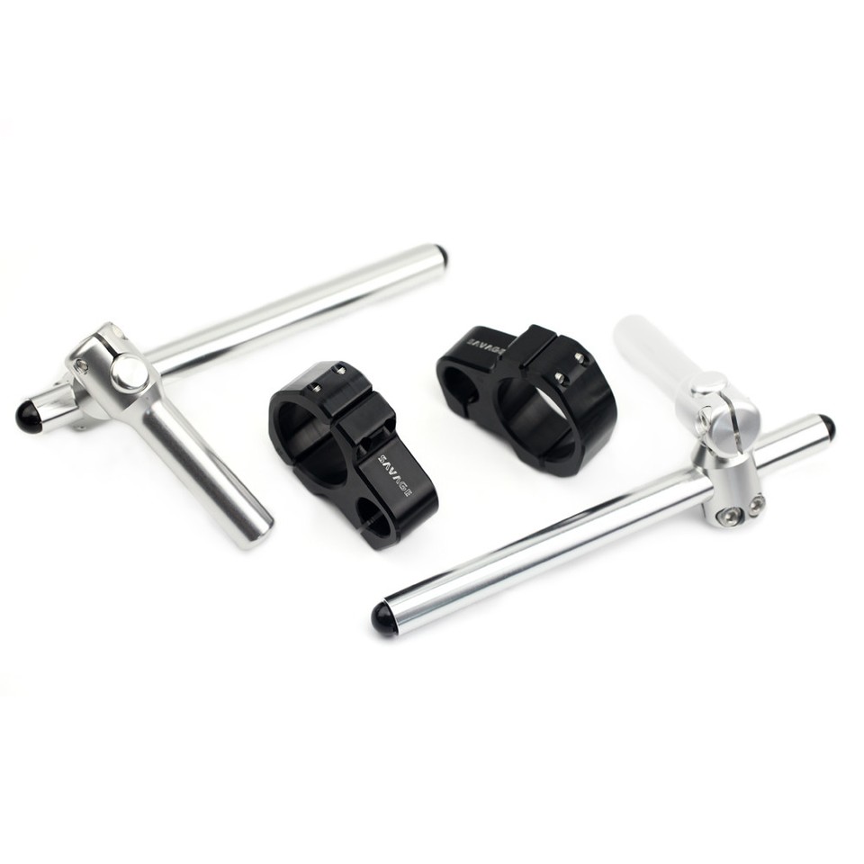 50mm Shift Clip-ons Handle Bars Performance Stunt For KAWASAKI NINJA ZX ...