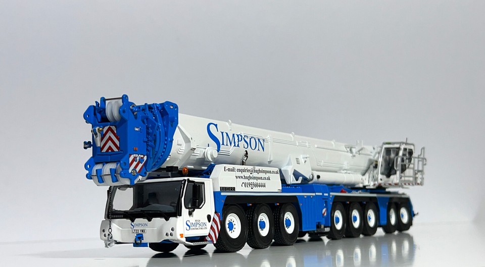 Liebherr LTM 1650-8.1 crane "Hugh Simpson LTD" WSI truck models , 1:50 ...