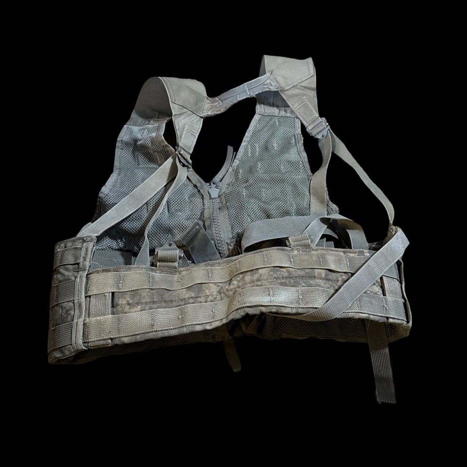 USGI Molle 2 Fighting Load Carrier With 2 Triple Mag Shingles ACU UCP ...