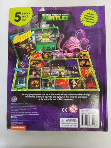 VTG Teenage Mutant Ninja Turtles - My Busy Books All 12 Figures And ...