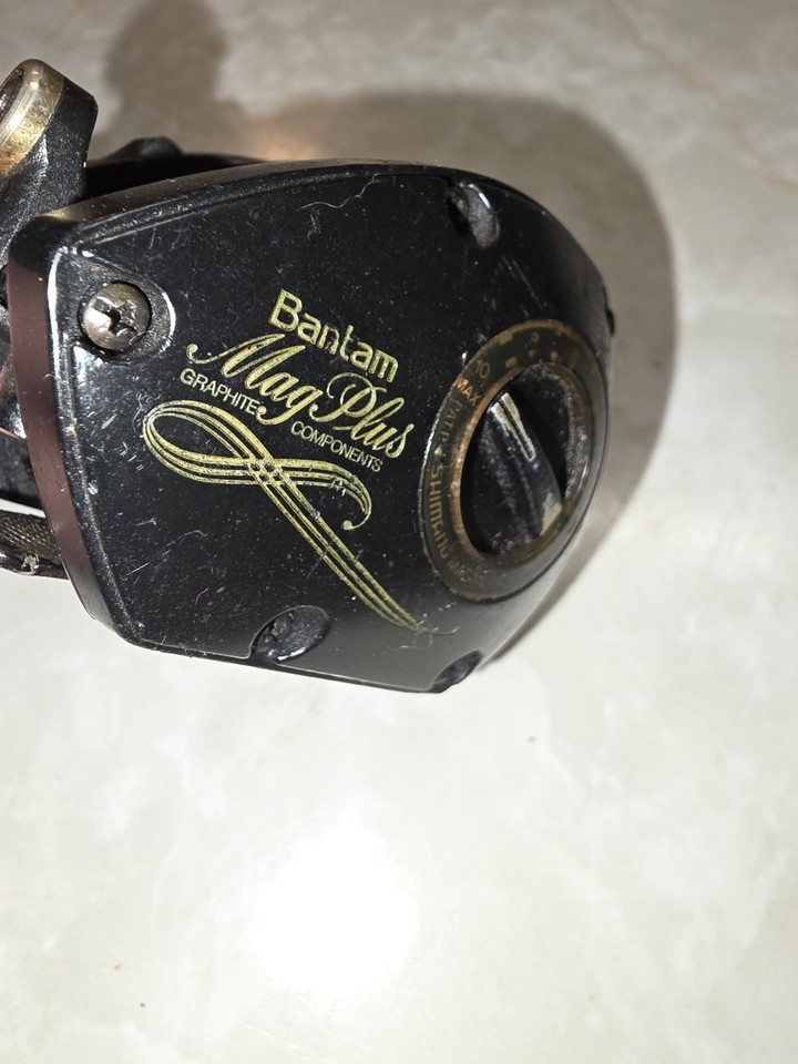 shimano bantam mag plus 250 sg baitcaster vintage fishing reel Japan ...