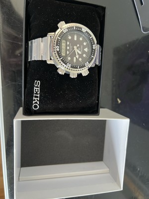 Seiko Prospex Analog Digital SNJ033 Stainless Steel Solar Diver's Watch ...