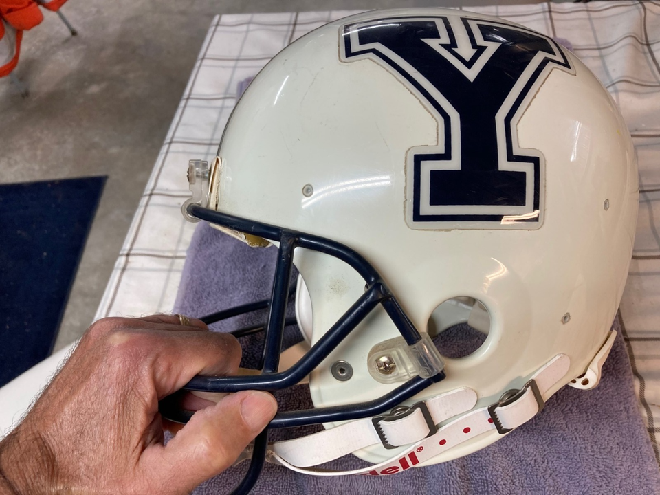 Yale University Game or practice used Football Helmet | eBay