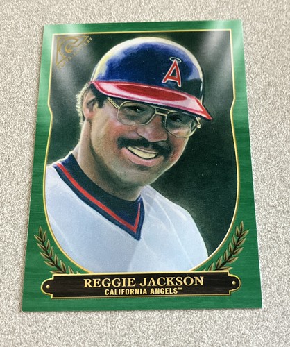 2018 Topps Gallery Hall Of Fame Green #HOF-6 Reggie Jackson Angels /250 ...
