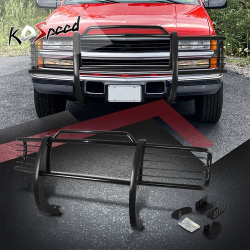 Black Front Bumper Push Bar Brush Grille Guard for 88-00 Chevy/GMC C/K ...