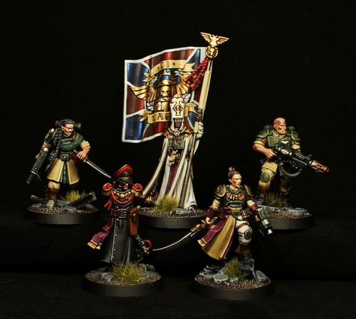 Hell's Last painted Warhammer 40k Cadian Shock Troops Astra Militarum ...