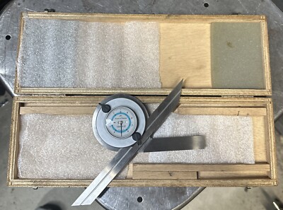 Brown Sharpe 599-497-8 Bevel Protractor Dial Angle Indicator Swiss ...