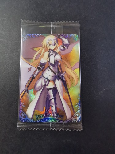 Jeanne D'arc Ruler SP28 FGO Fate Grand Order Japanese Wafer Card Bandai ...