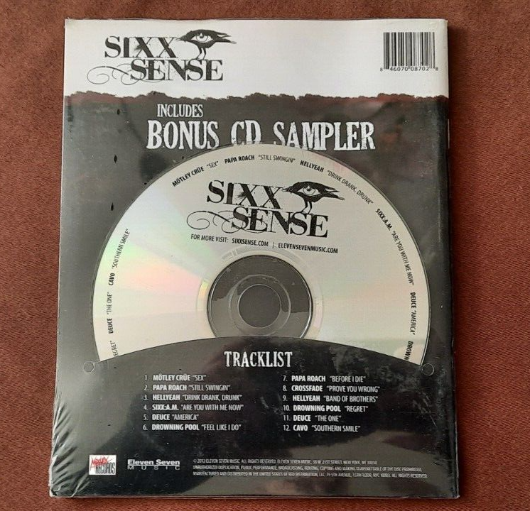 NIKKI SIXX Sixx Sense Mini Mag / CD 12 trx feat Motley Crue, Sixx AM ...