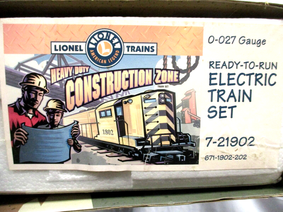 Lionel 7-21902 Heavy Duty Construction Zone Train Set | eBay