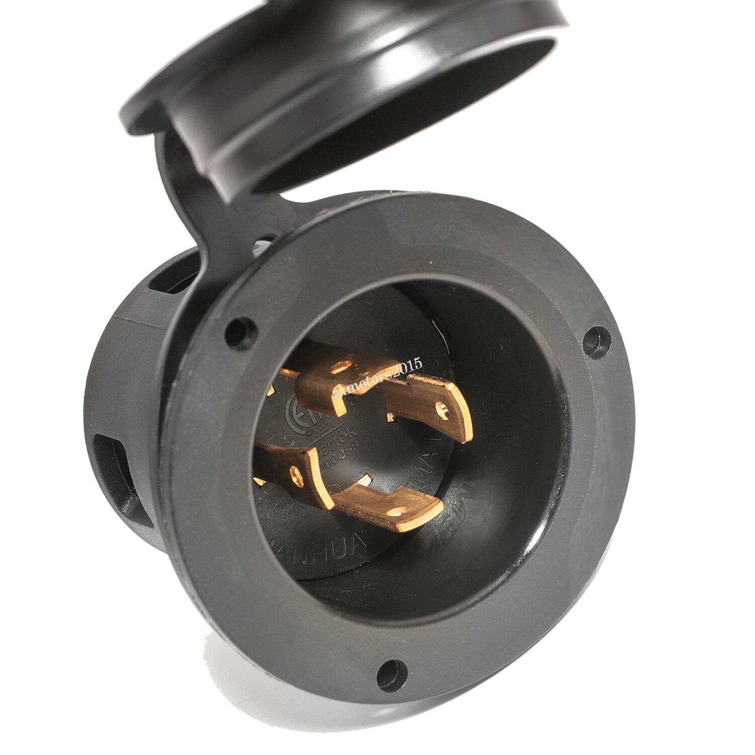 L14-30R NEMA 30A Flanged Inlet Generator Plug Locking Receptacle Socket ...