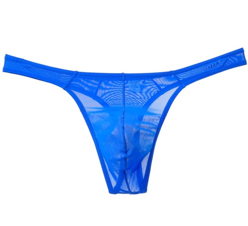Men Ultra-thin Soft G-String Underwear Sheer Mesh Smooth Ice Silk ...