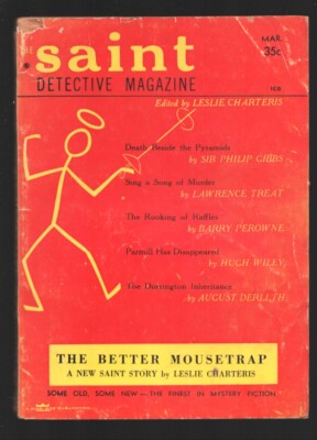 Saint Mystery Magazine 3/195-Lawrence Treat-Leslie Charteris-Harlan ...