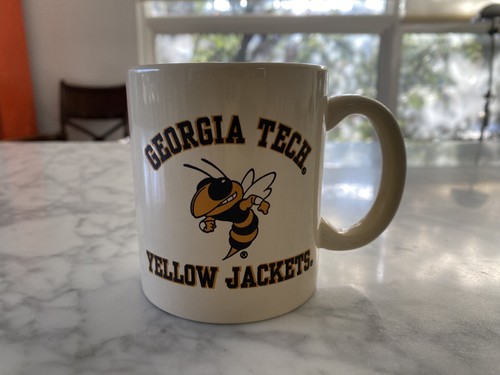 Georgia Tech Yellow Jackets Coffee Mug Cup 12 oz Mascot Logo Atlanta | eBay