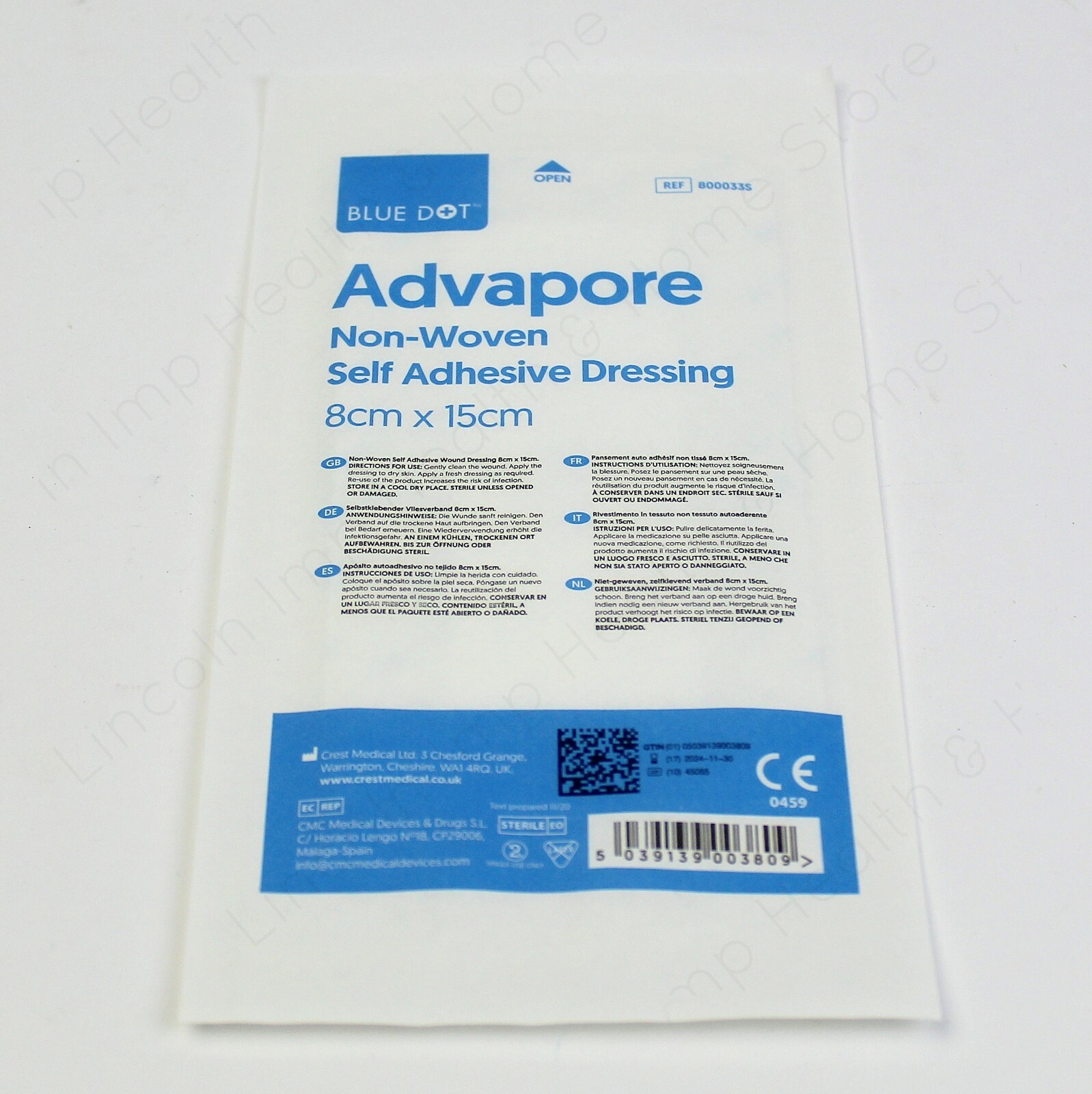 Adhesive Wound Dressings. Flexible First Aid Sterile Plaster - Advapore ...