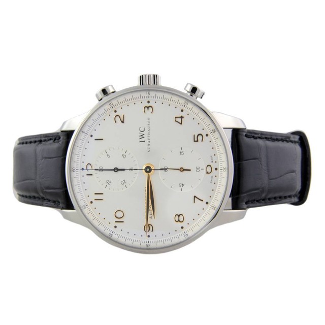 IWC Portugieser Silver Men's Watch - IW371604 for sale online | eBay