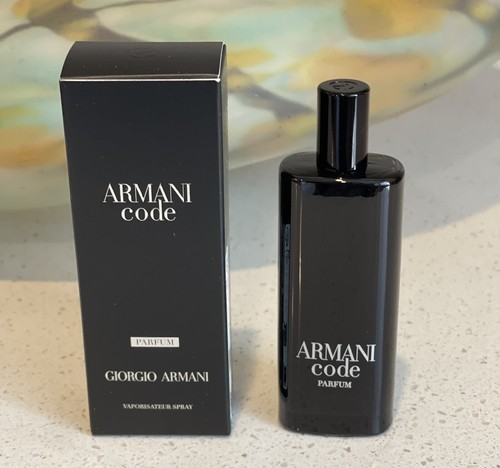 Armani Code by Giorgio Armani PARFUM 0.5oz/15ml Mens Cologne Travel ...