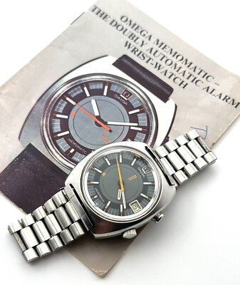 1969 Omega Memomatic Seamaster Alarm Ref.166.072 Cal.980 With Original ...