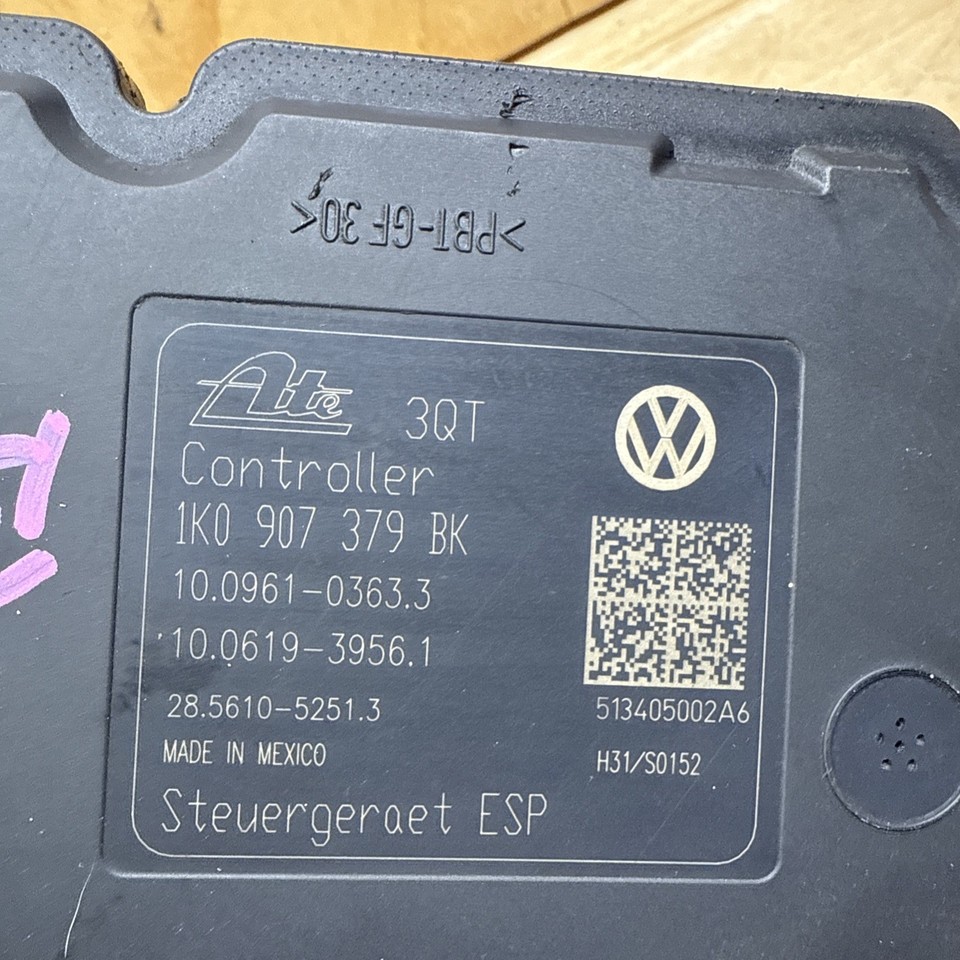 2011- 15 Volkswagen Passat ABS Anti Lock Brake Pump Module Assembly ...