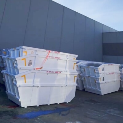 9 Cubic Meter General Waste Bin 9m3 Marrel Skip Bins with Door | eBay ...