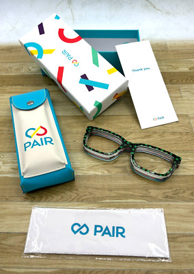 Pair Eyewear The Larkin Clear Eyeglasses Frames 51-17-140 w/ Multi Clip ...