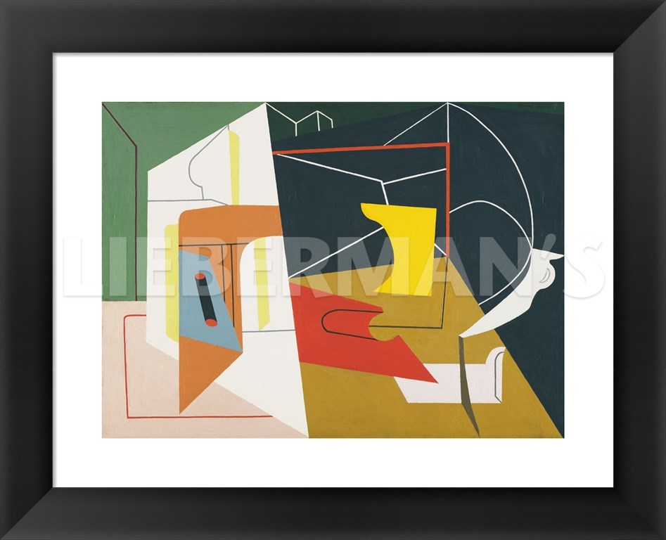 FRAMED ART PRINT Egg Beater No. 4, 1928 by Stuart Davis Modern Black ...