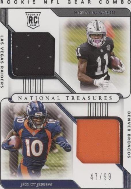 2020 Panini National Treasures - Rookie Nfl Gear Combo Materials Jerry ...