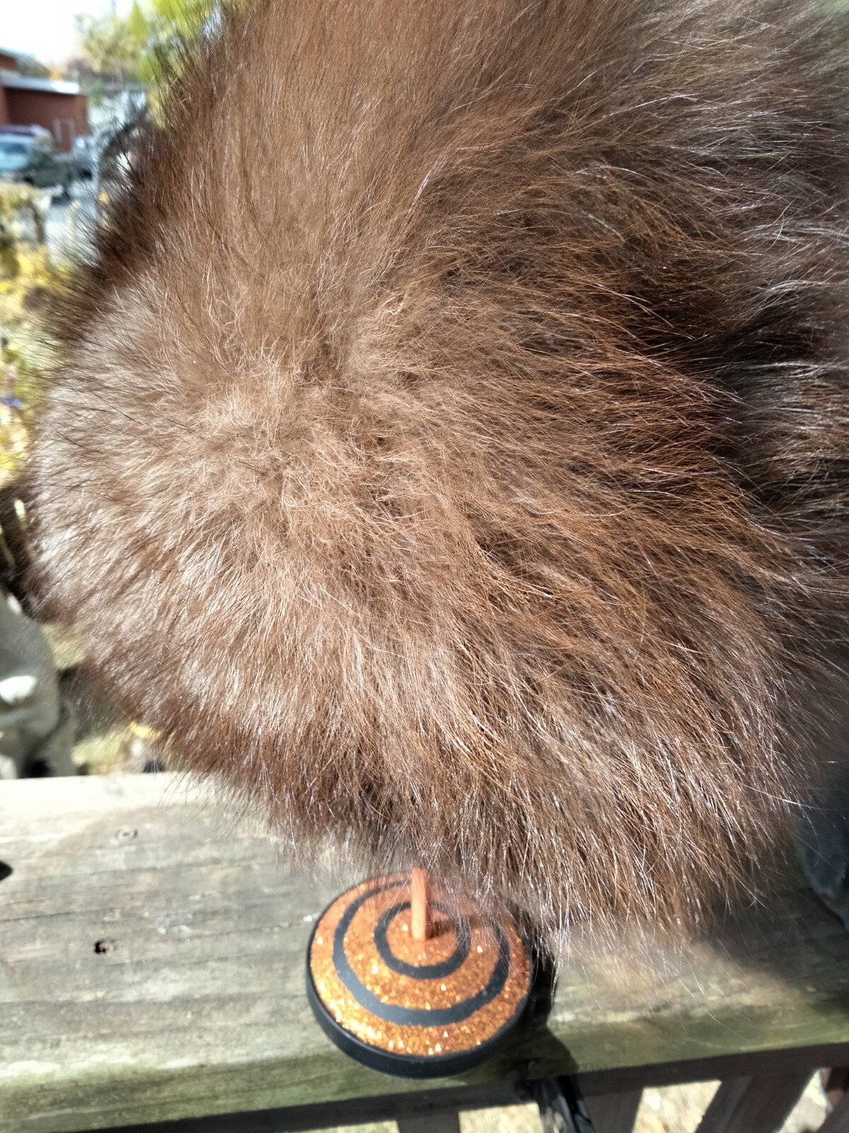 VINTAGE PYCCKNN MEX RUSSIAN BROWN GRAY MENS WOMENS FU… - Gem