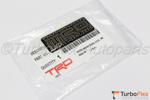 Toyota TRD Emblem Decal Genuine OEM PTR26-17640 | eBay