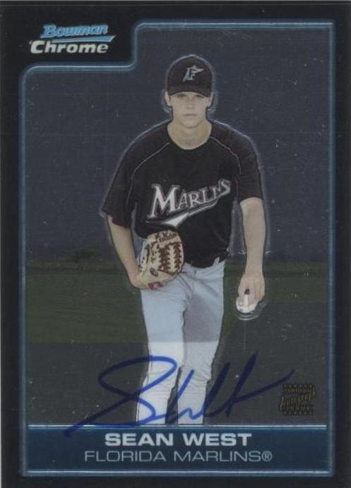 2006 Bowman Chrome - Prospects Sean West #BC224 (AU) for sale online | eBay