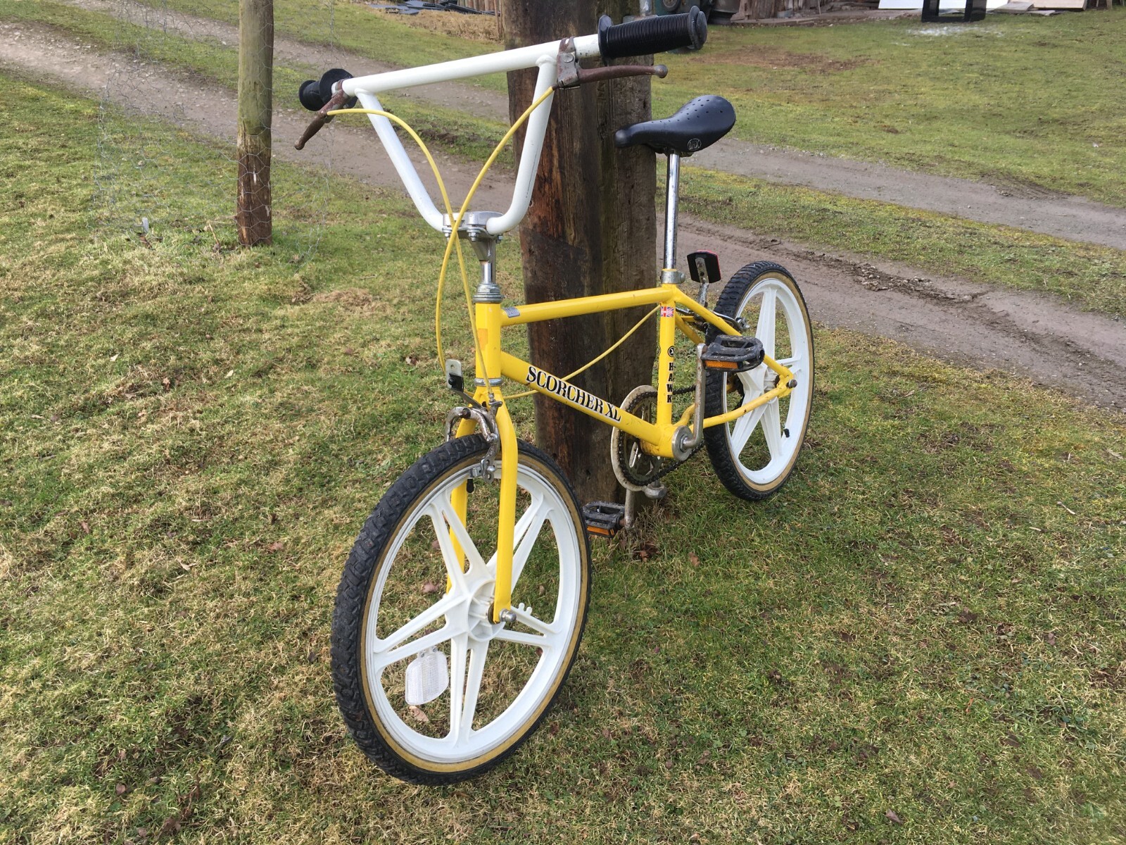 1980's Hawk scorcher XL retro old school BMX 1981 / 1984 Barn Shed Find ...