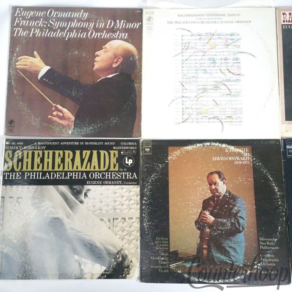 9LP Eugen Ormandy Lot-Rachmaninoff/Franck/Scherezade/Oistrakh/Philadelphia Sound | eBay