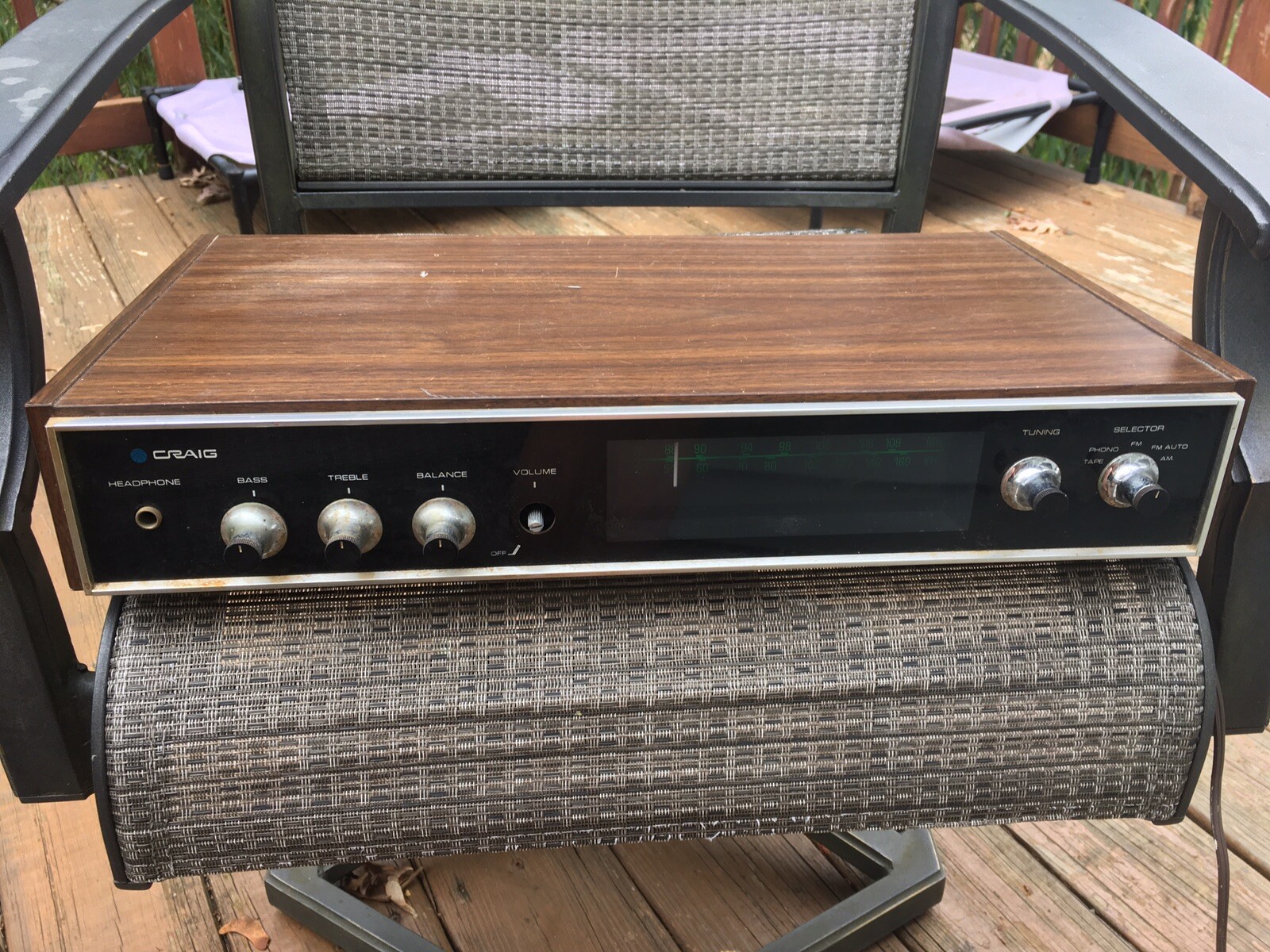 Vintage Craig ( Sanyo ) 1505 AM FM Stereo Receiver Amplifier Home Audio ...
