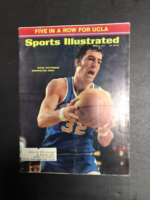 1971 Steve Patterson UCLA College Basketball Sports Illustrated ...