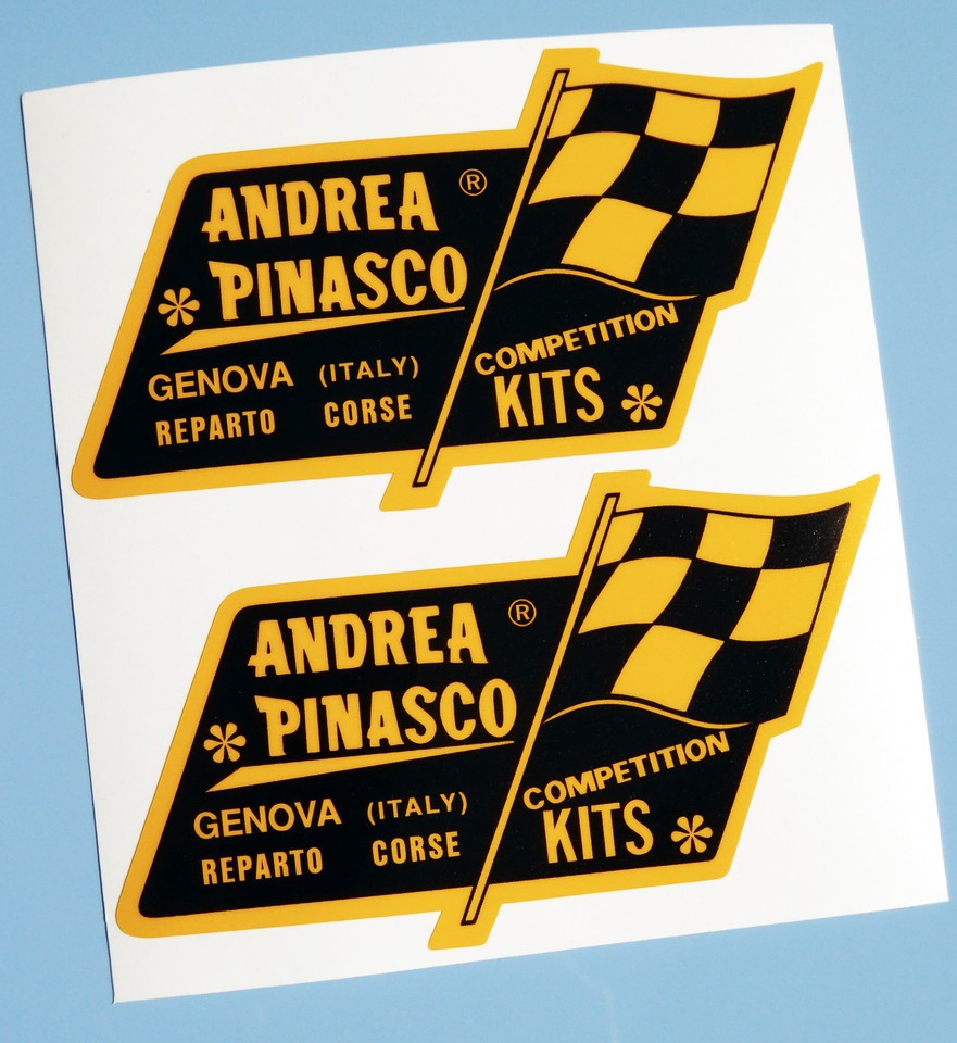 SCOOTER retro 'Andrea Pinasco' competition kits stickers decals to fit ...