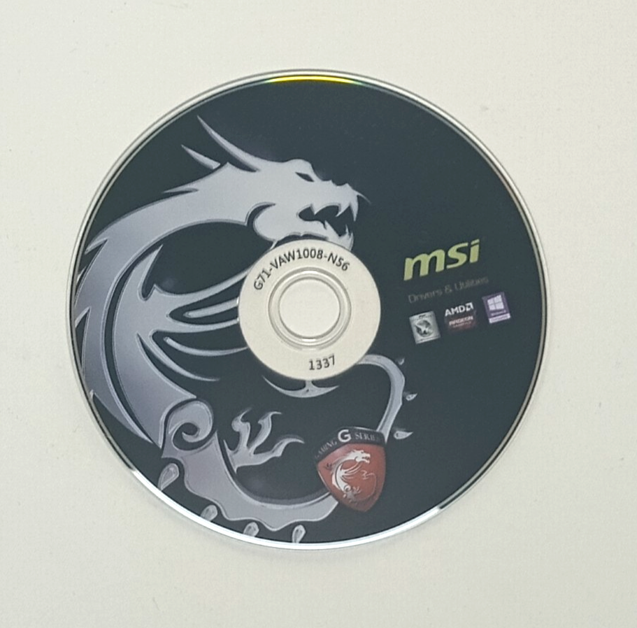 MSI DRIVERS & UTILITIES COMPACT DISC G71-VAW1008-N56 | eBay