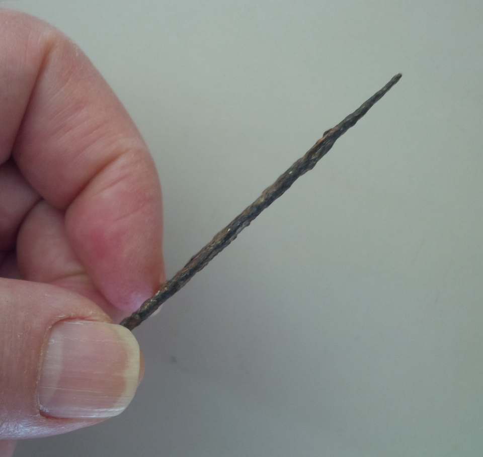 2-1/2" STEEL TRADE POINT WYOMING ARROWHEAD AUTHENTIC PROJECTILE POINT ...