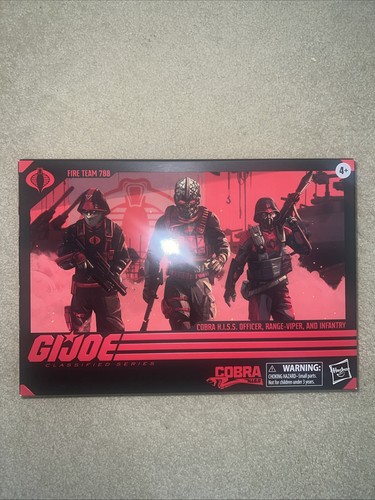 GI Joe Classified Series 110 Cobra HISS Fire Team 788 6" Figure Set ...