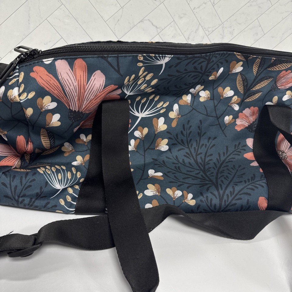 Jadyn 19” Barrel Womens Duffel Gym Weekender Bag & Makeup Dk Green ...