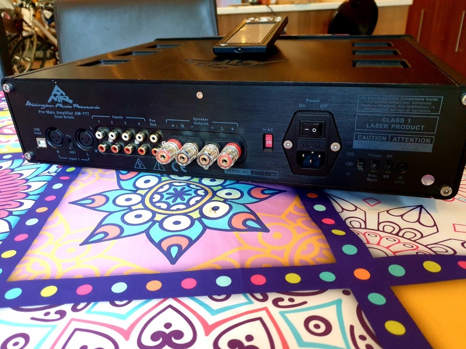 AMR AM 777 PRE POWER MONOBLOCK USB DAC XLR Valves integrated AMPLIFIER ...